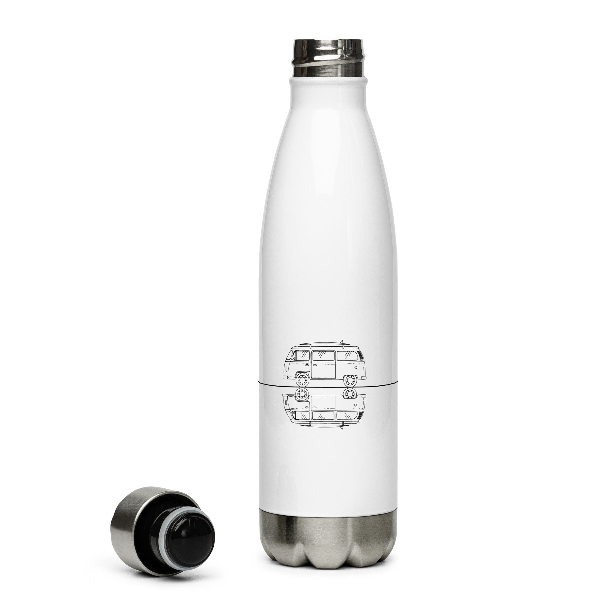 Gerade Linie - Camping Van - Edelstahl Trinkflasche | Bestellen – BERGLUST